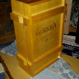 Cigar Box Gurkha Blonde Wood Chest Special Edition Crate Style by ...