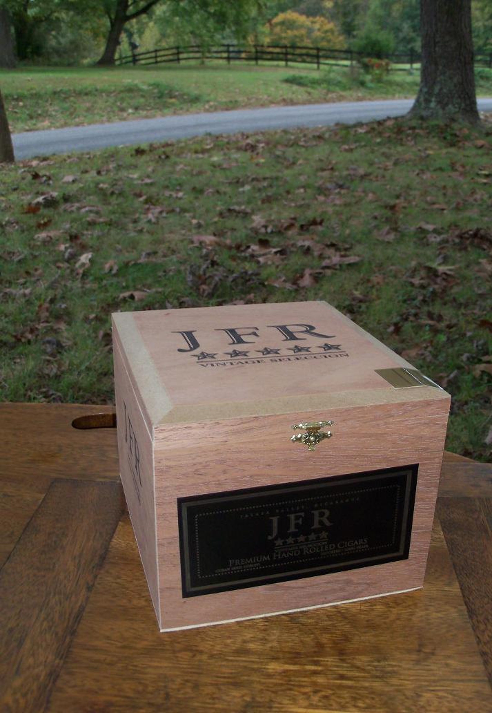Cigar Box JFR Chest Handsome Large Wooden Storage or Gift Box | Etsy