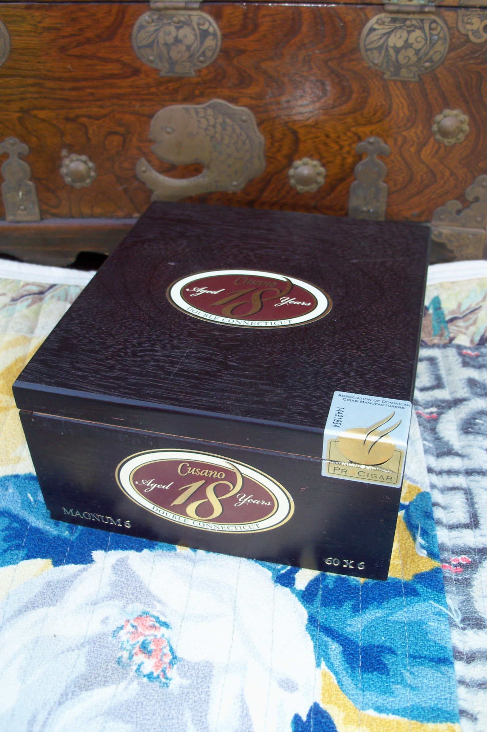 Cusano 18 Years Double Connecticut Cigar Box Special Wooden - Etsy