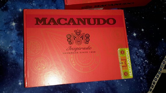 Cigar Box Macanudo Inspirado Crimson Classic Stylings Six in | Etsy