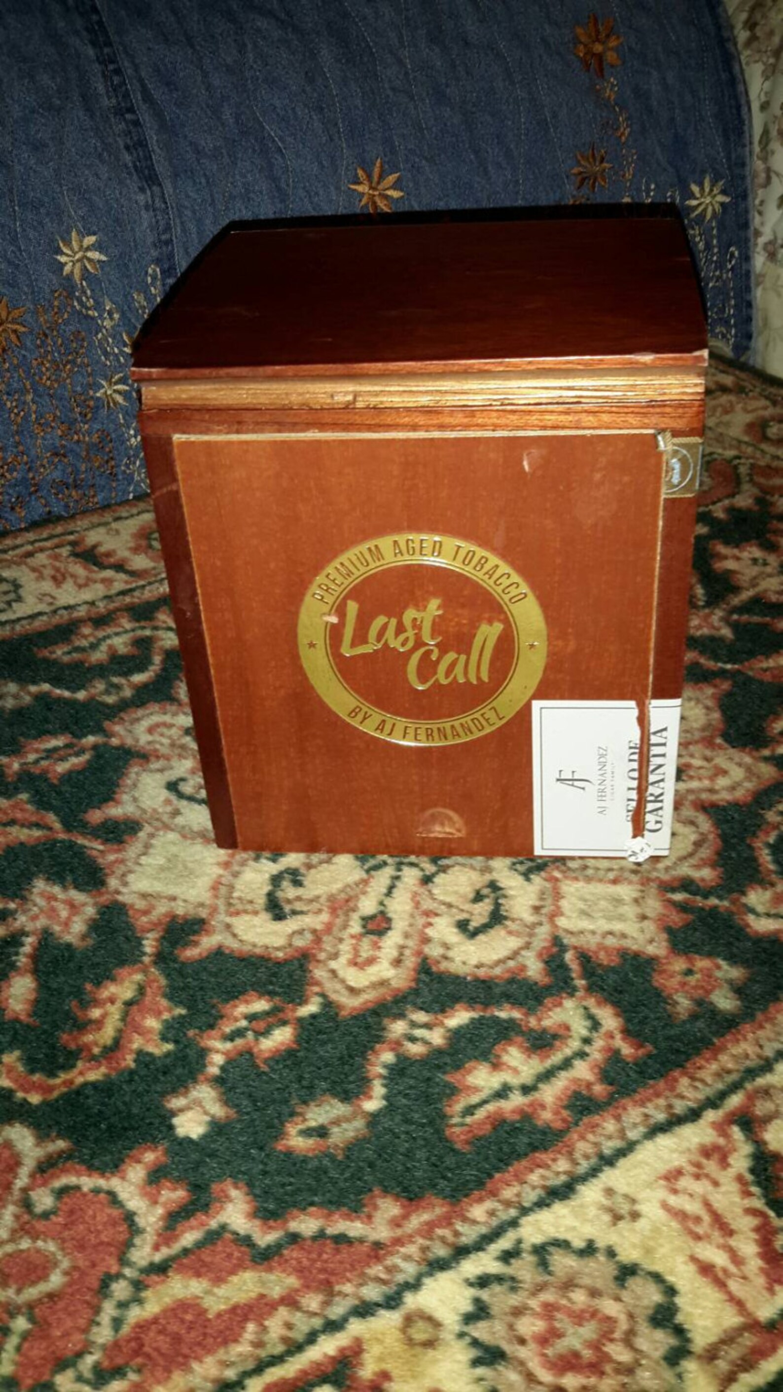 Cigar Box Last Call Deep Slide Top Wooden Chest Several in Stock by ...