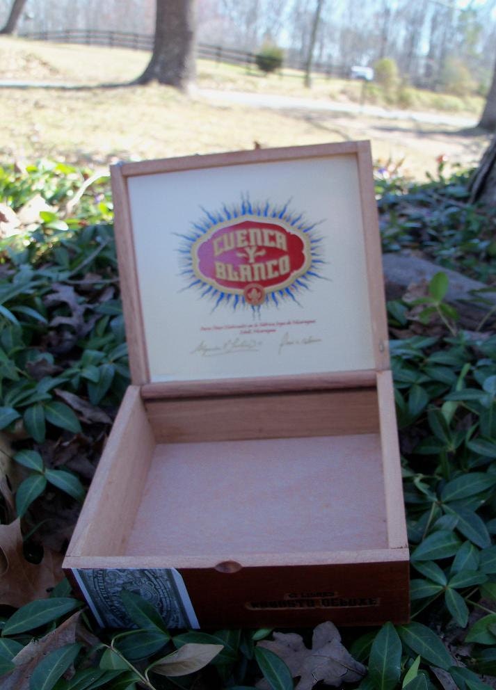 Cigar Box Cuenco De Blanca Wood Storage Treasure Chest Wedding | Etsy