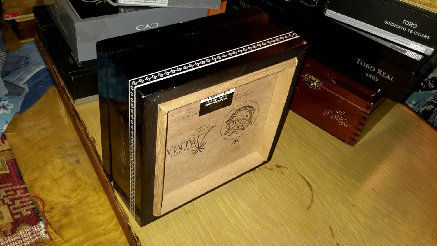 Cigar Box Trill Black & Gold Tray Bottom Natural Interior | Etsy