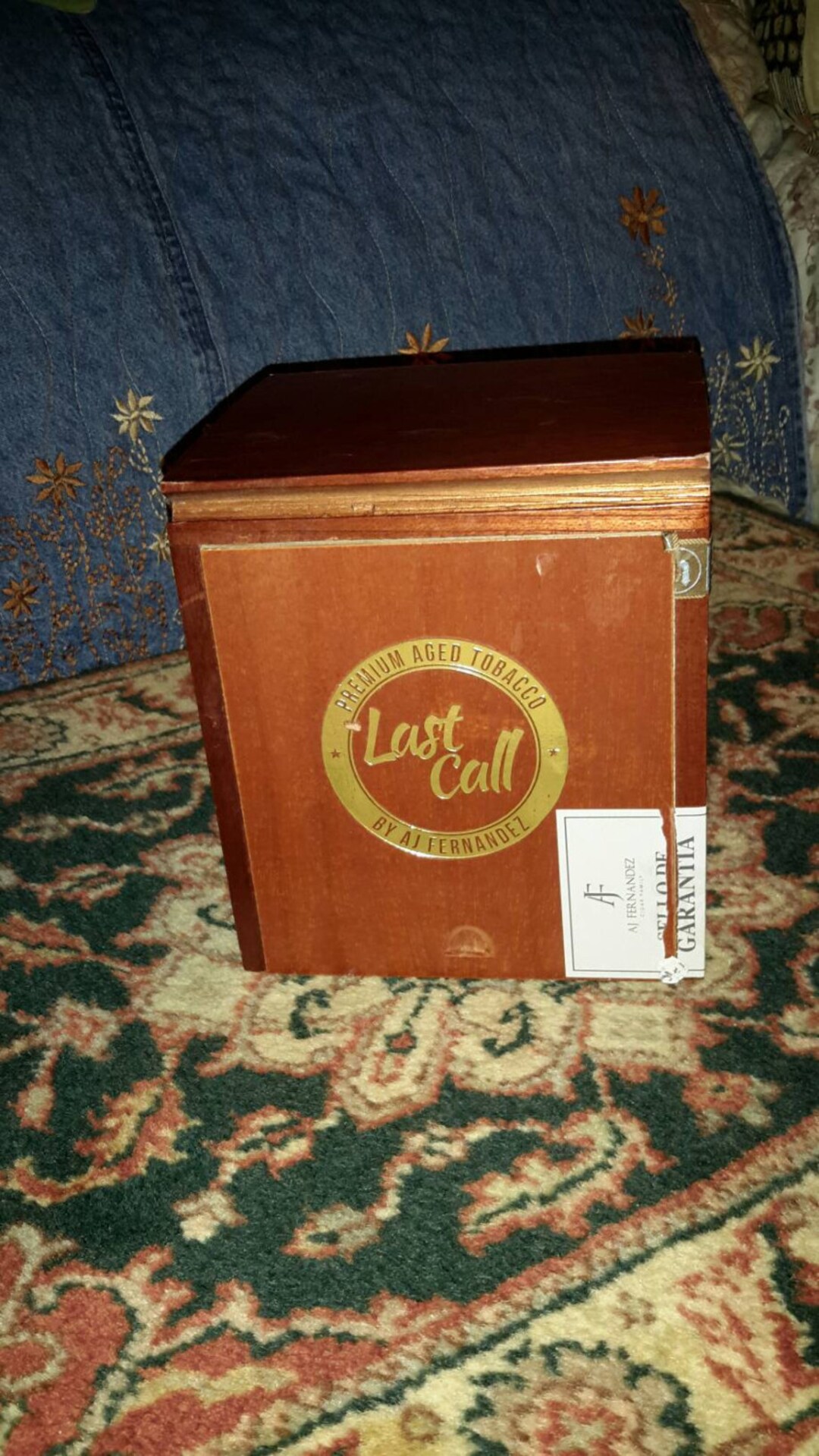 Cigar Box Last Call Deep Slide Top Wooden Chest Several in Stock by ...
