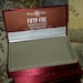 Cigar Box Red Satin Lined Chest Fifty Five Brand Lovers Keepsake ...