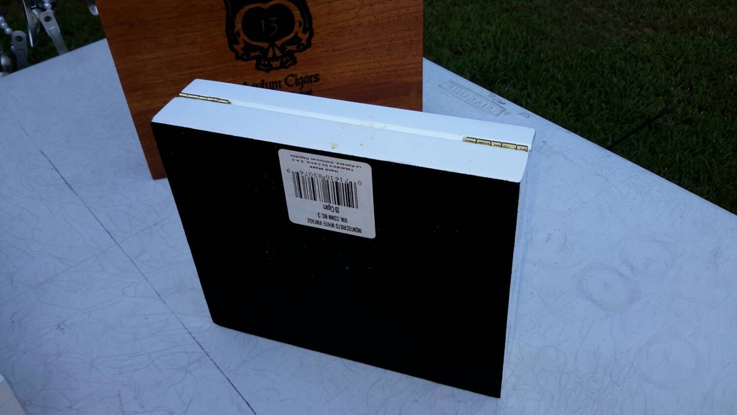 Cigar Box Special Edition White Series Vintage Connecticut Wooden Chest ...