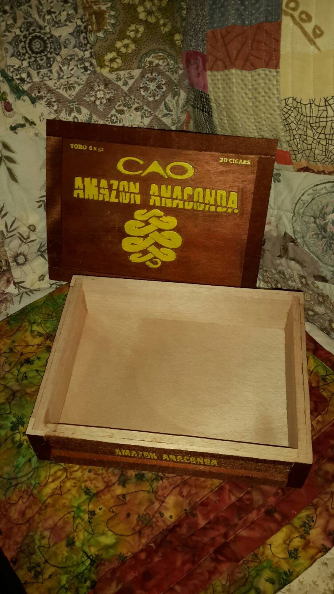 Cigar Box Amazon Basin Special Edition Cool Logo Lift off Top - Etsy