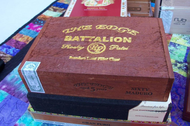 Cigar Box Rustic the Edge Battalion Brand Chest Soldiers | Etsy