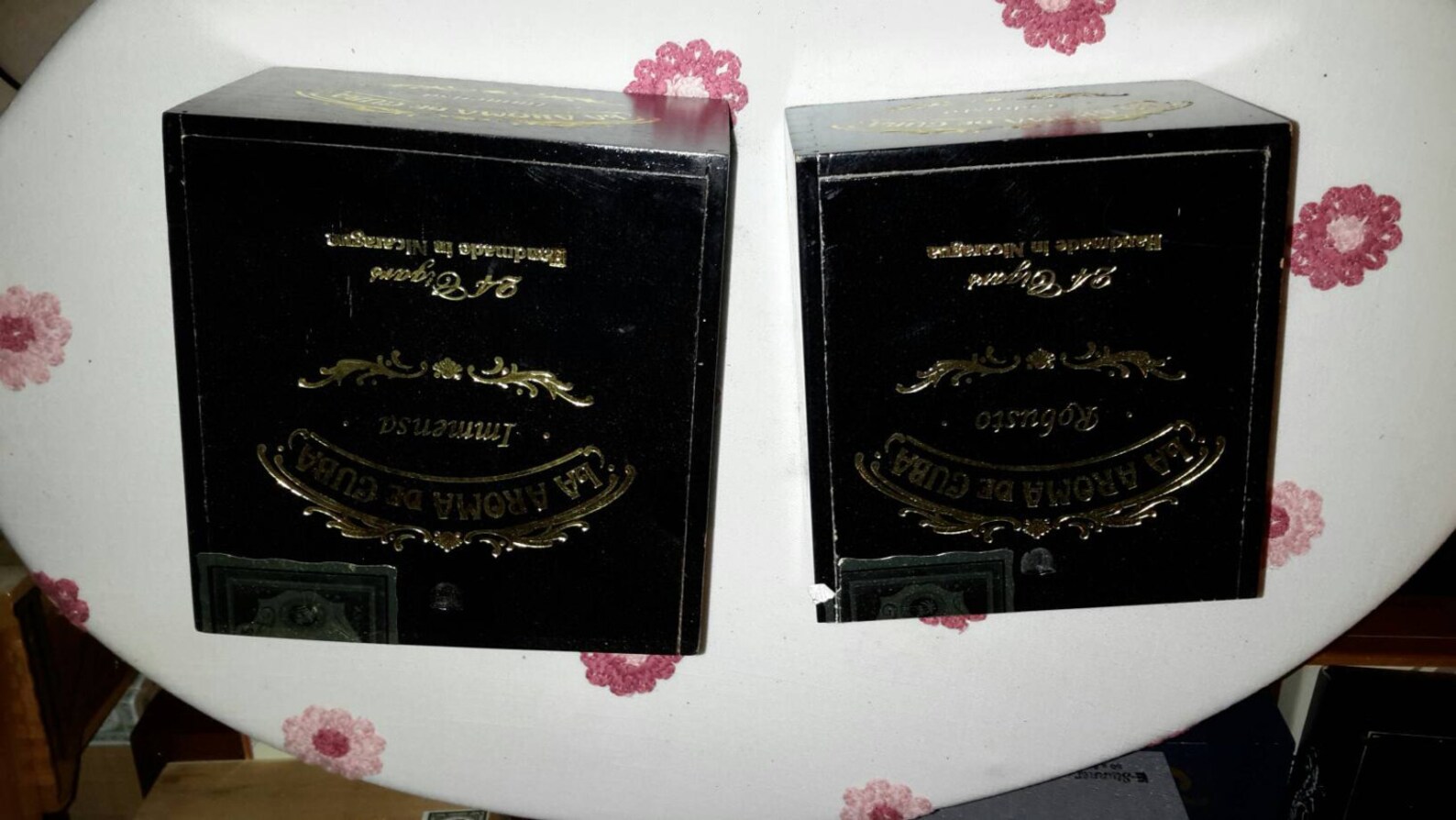 Cigar Box Black & Gold Robusto and Immensa Sizes Dozens in | Etsy