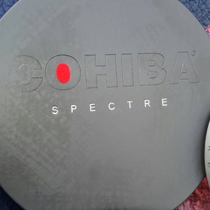 Cigar Box Cohiba Spectre Special Edition Display Leather Lucite & Wood ...