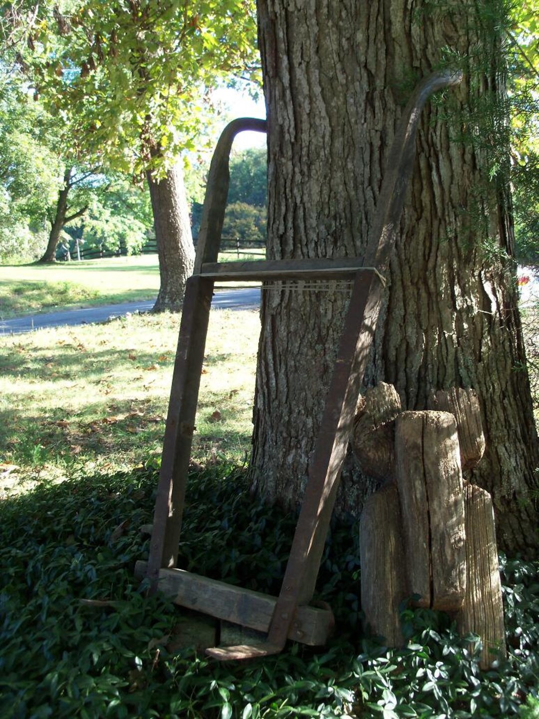 Farm Dolly Primitive Farm Tool Many Possibilities Rustic Collectible ...