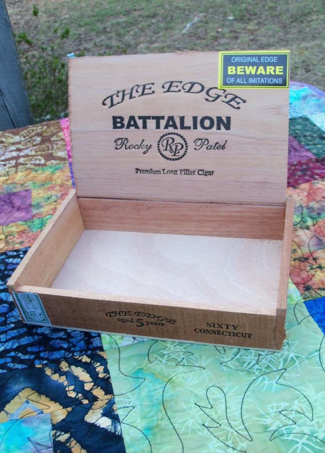 Cigar Box Rustic the Edge Battalion Brand Chest Soldiers | Etsy