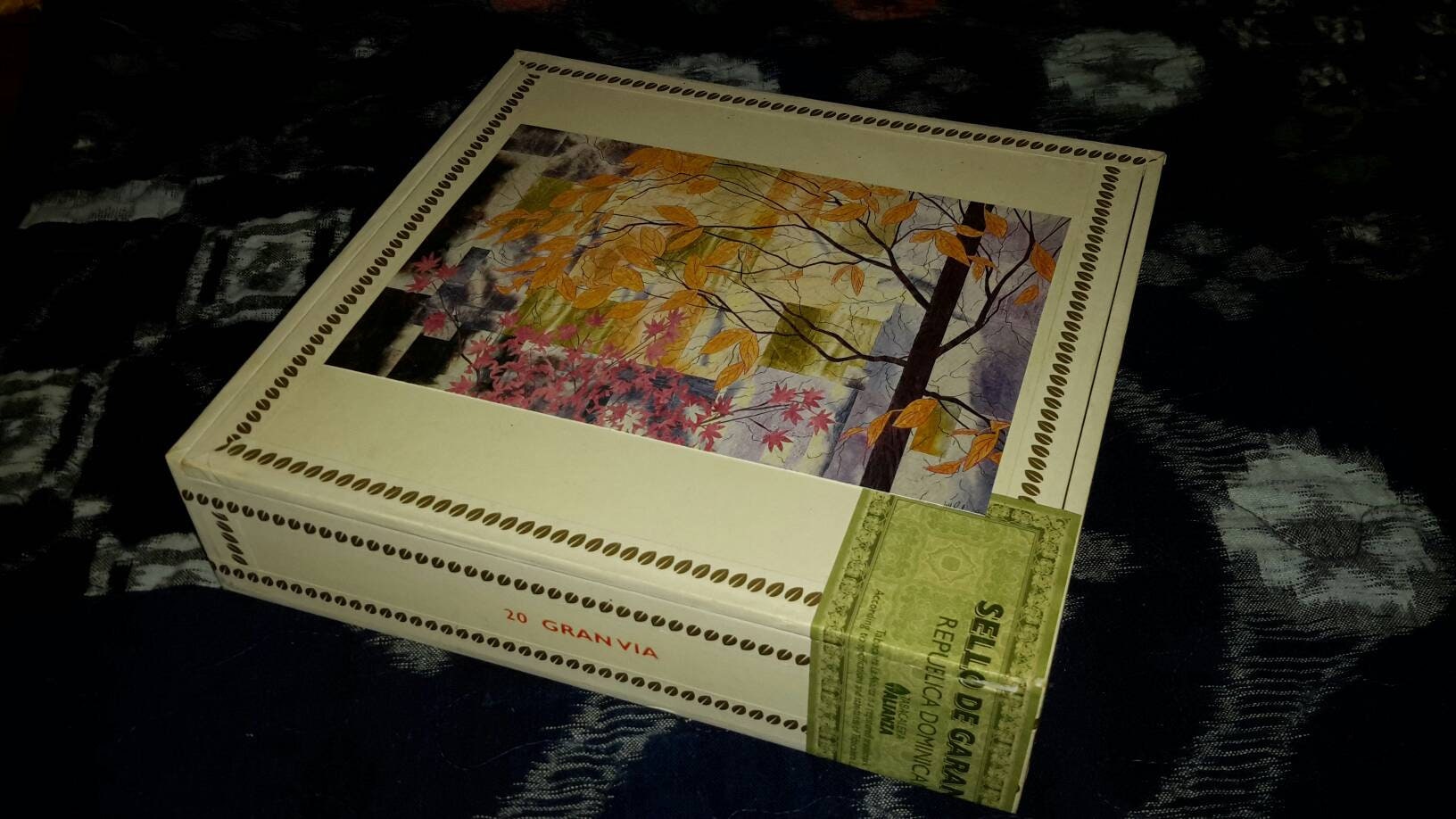 Art Box Personal Storage Autumnal Modern Scene Focal Object Keepsake ...