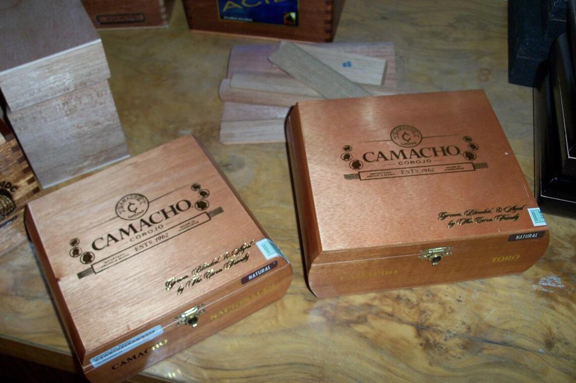 Cigar Box Camacho Closure Wooden Chest Groomsman Gift Storage | Etsy