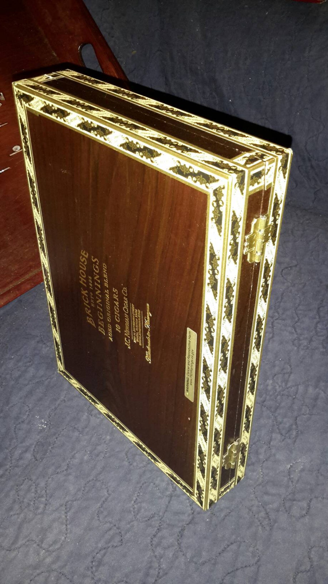 Cigar Box Brick House Special Edition New Beginning Tobacciana | Etsy