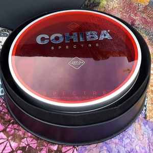 Cigar Box Cohiba Spectre Special Edition Display Leather Lucite & Wood ...