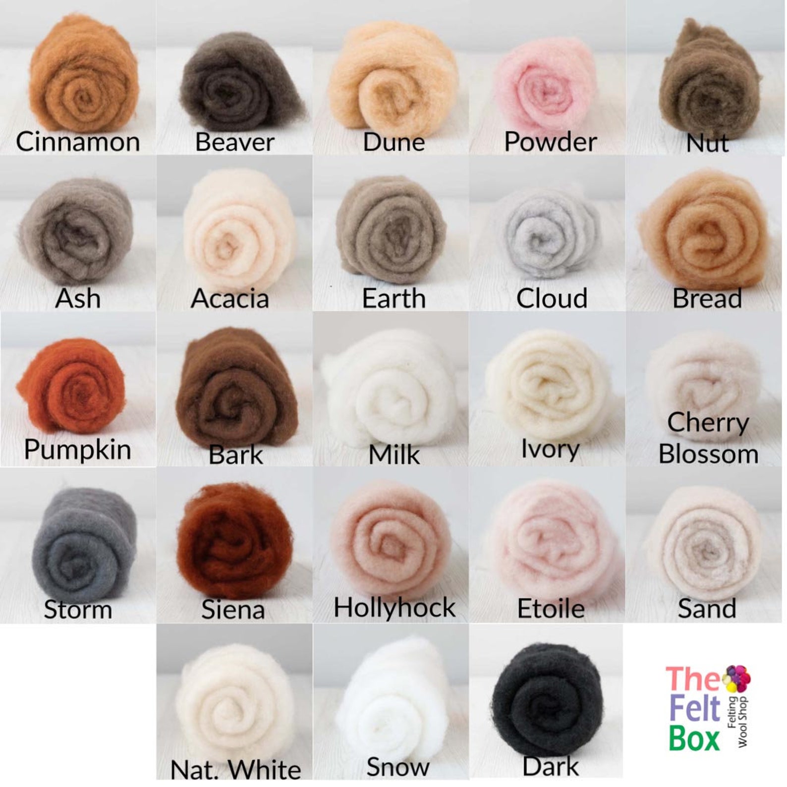 Carded Maori Wool for Needle Felting DHG Wool Single Shades - Etsy