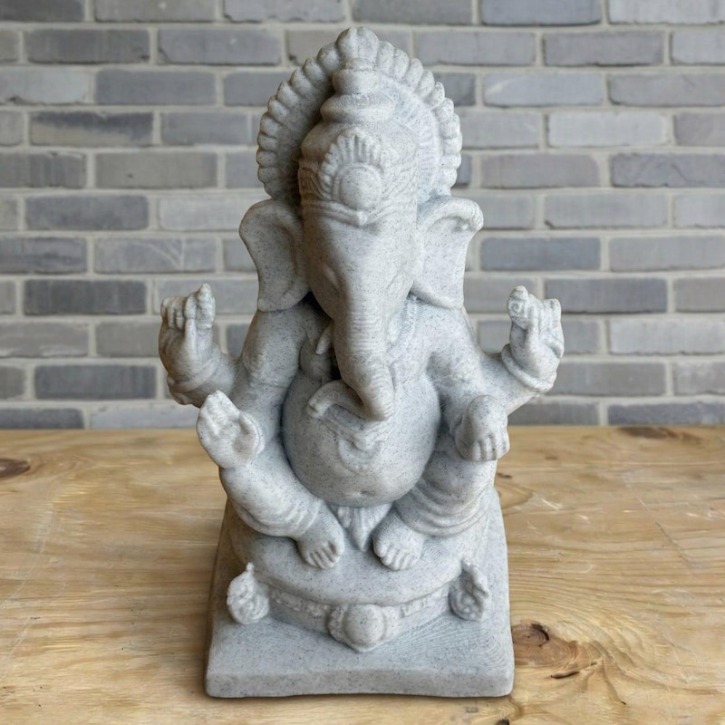 Ganesha Statue Granite - Etsy