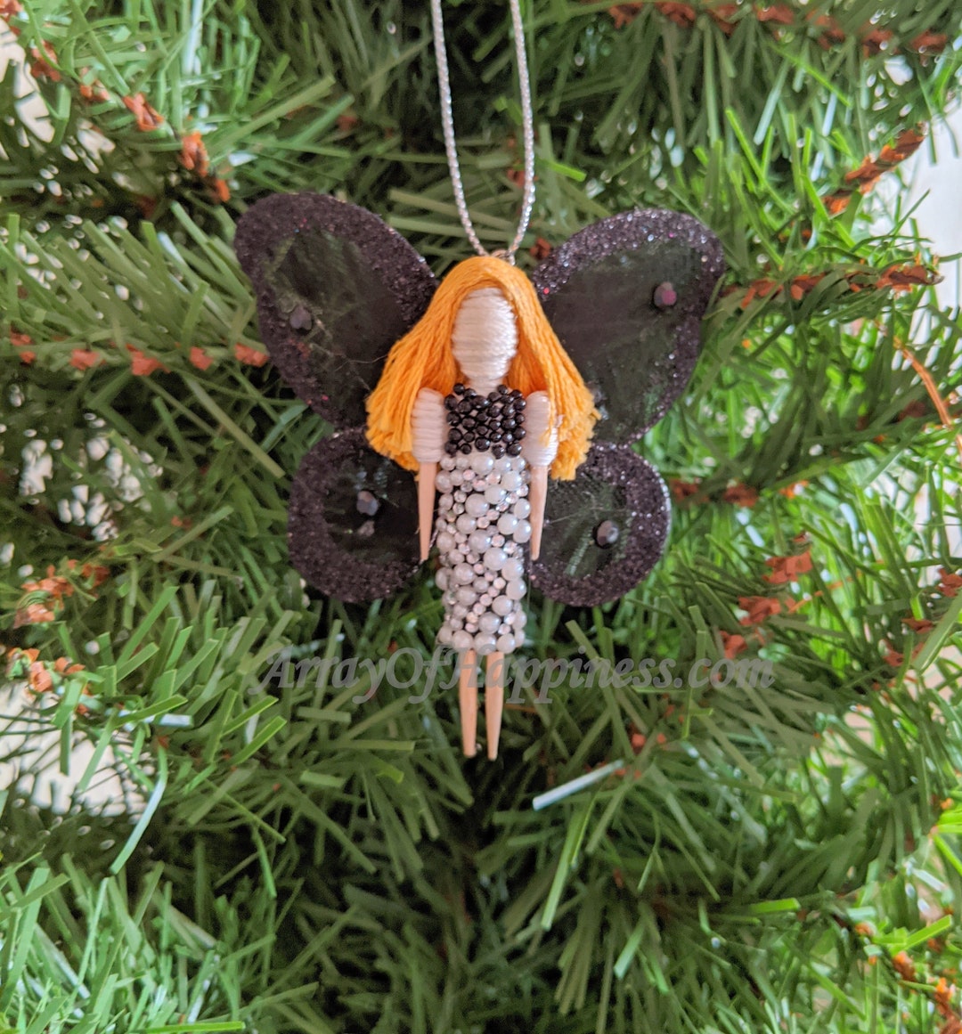Toothpick Fairy Doll Ornament OOAK - Etsy