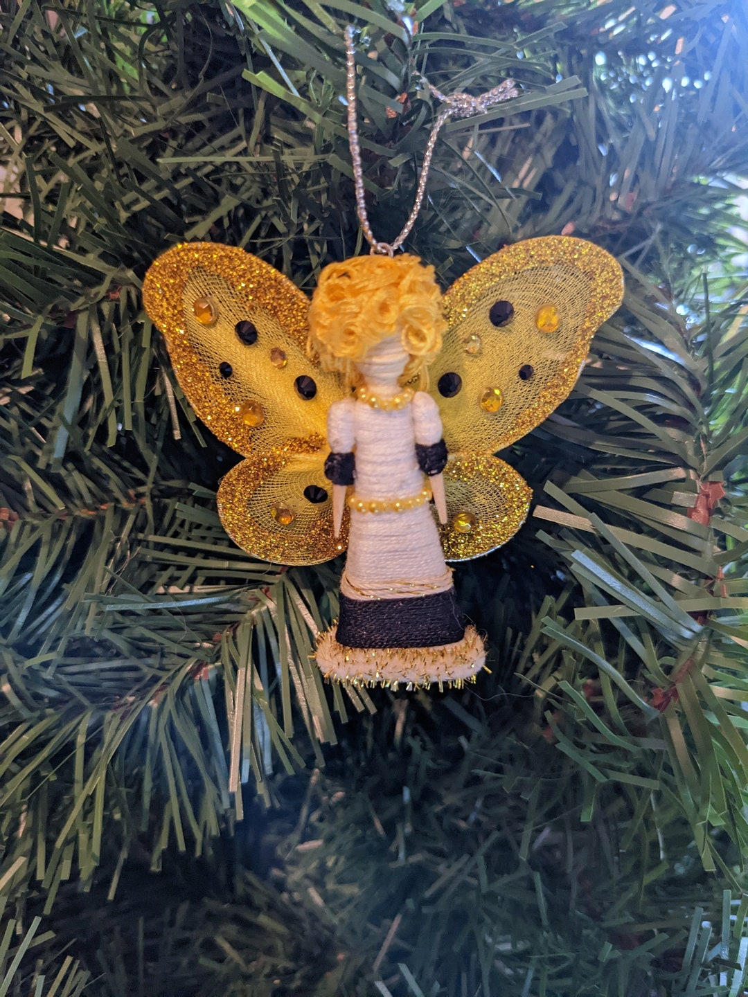 Pittsburgh Toothpick Fairy Doll Ornament OOAK - Etsy