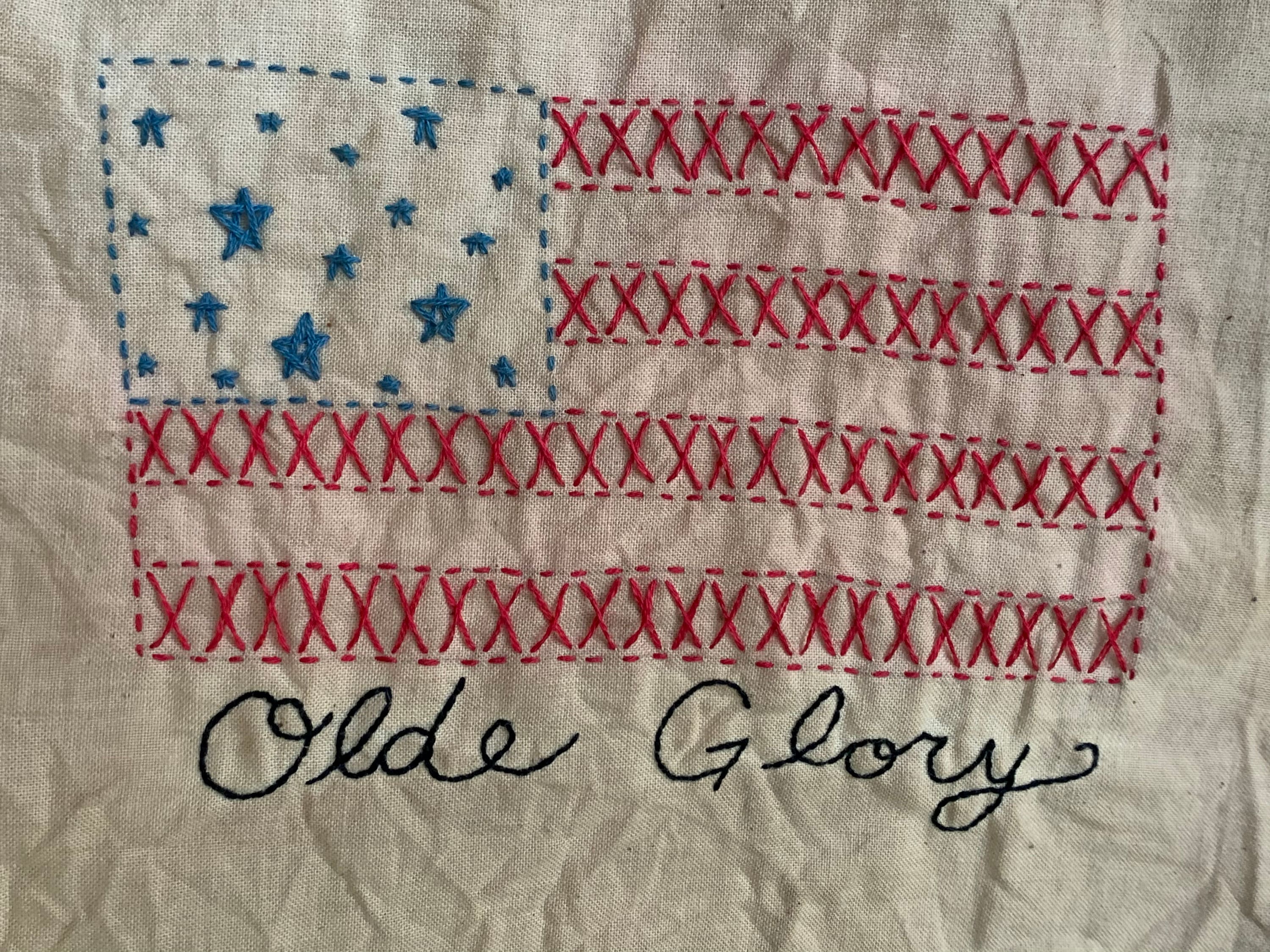 Instant Download 3 Patterns in One * American Flag Stitchery Pattern - Etsy