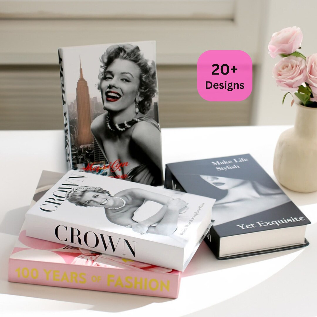 Luxury Decorative Books Living Room, Fake Books Decoration Coffee Table ...