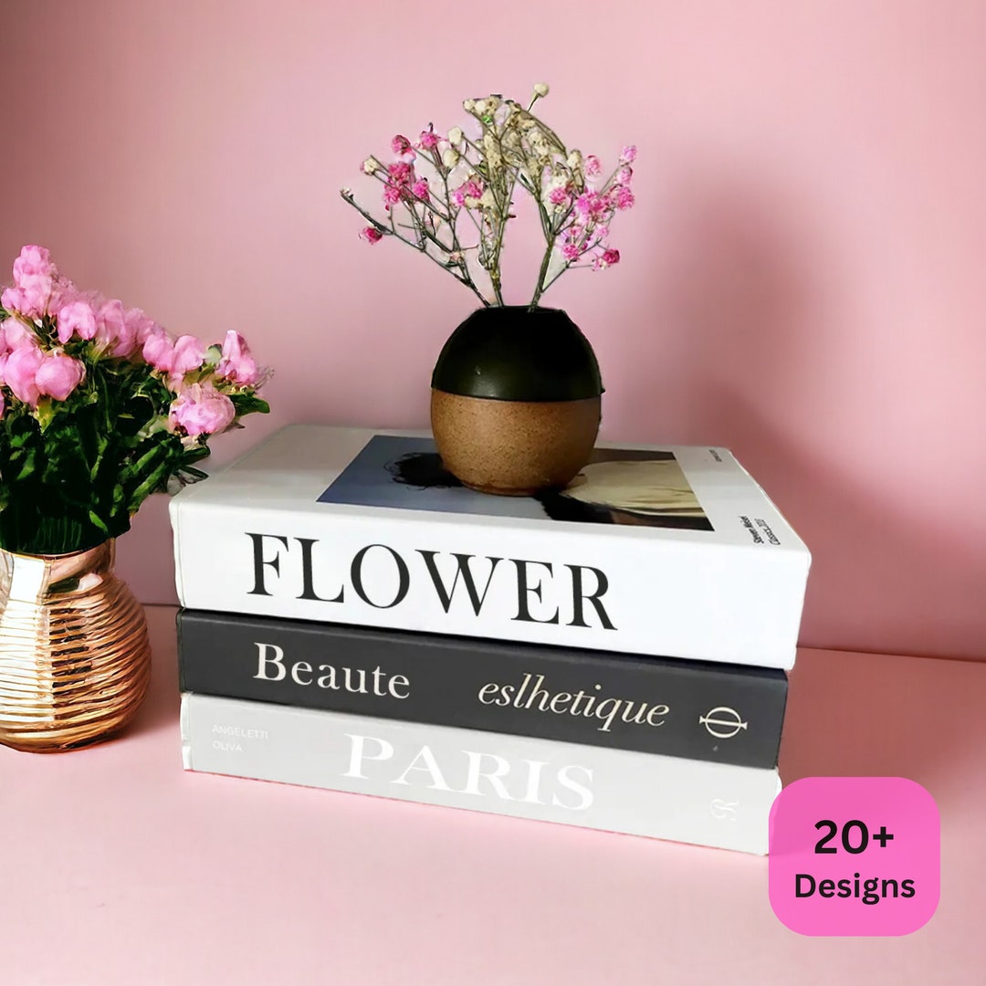 Fashion Fake Books for Decoration Storage Box Openable Book Box Coffee ...