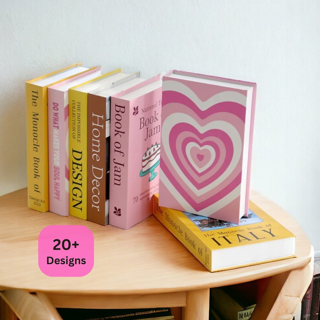 Cute Fake Book for Modern Home Decor, Fake Books Decoration Coffee ...
