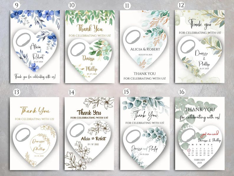 Personalized Heart Bottle Opener Magnet, Wedding Favor Keepsake Gift ...