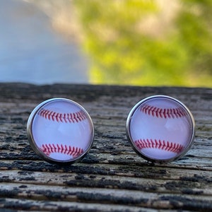 Baseball Studs, Softball Studs, Baseball Earrings, Softball Earrings ...