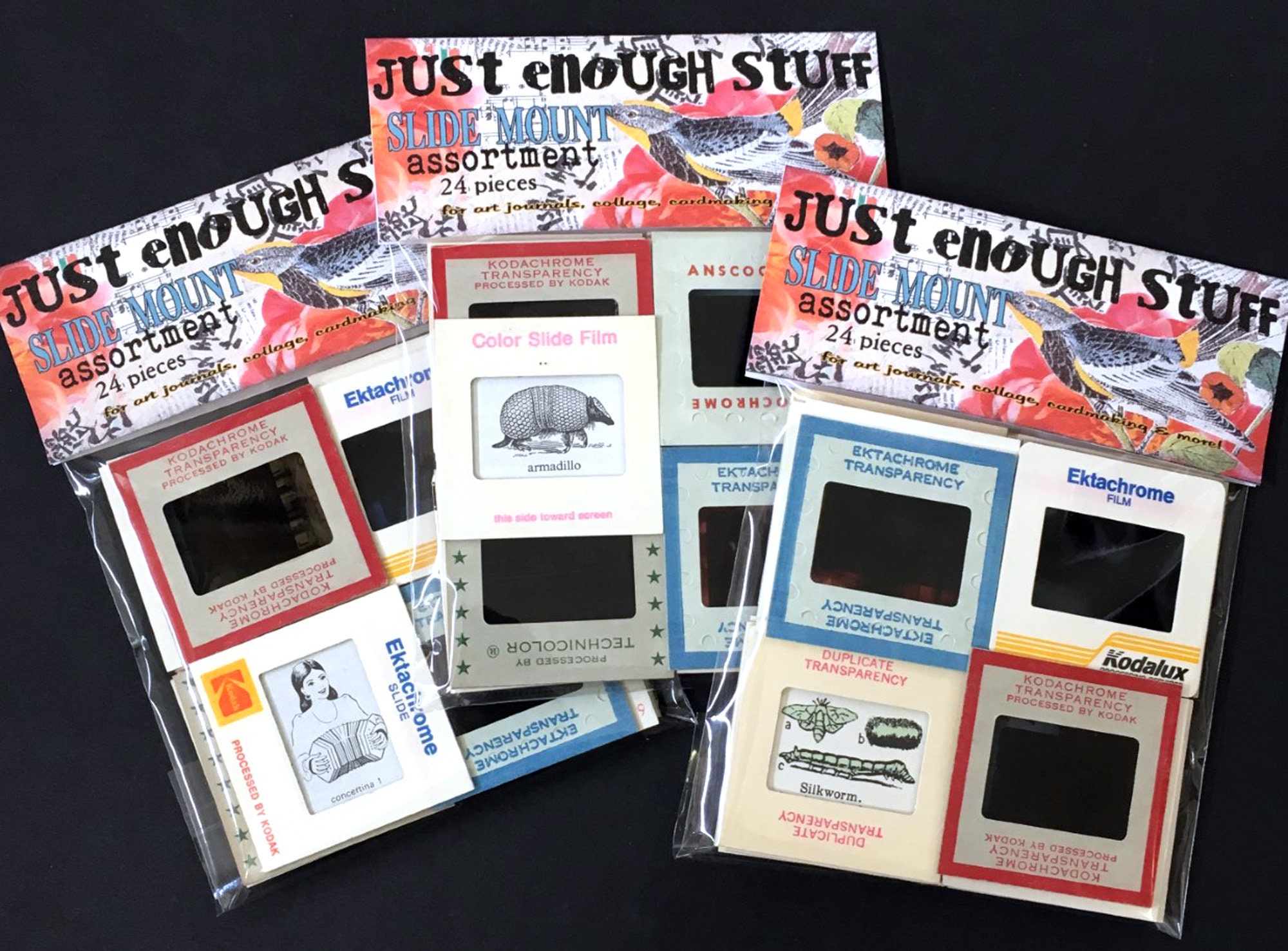 24 Vintage Cardboard Slide Mounts 1960's and 1970's for Collage Mixed ...