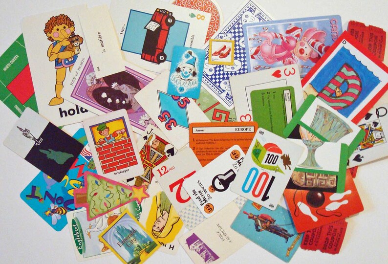 Eclectic Half-a-deck Playing Card Assortment - Etsy