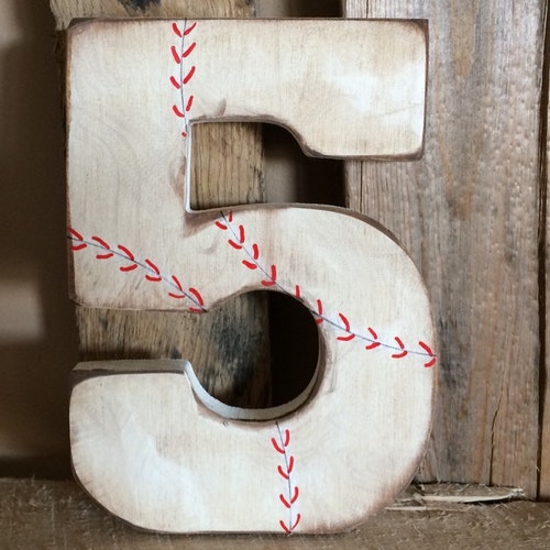Baseball Wall Decor Baseball Letter Personalized Baseball - Etsy