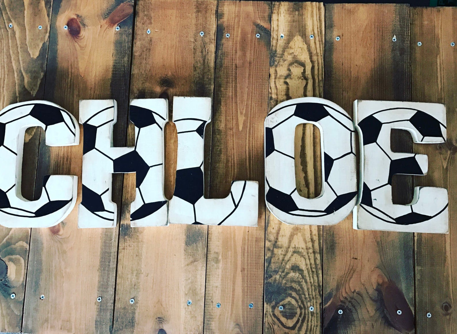 Soccer Wall Decor Soccer Letter Personalized Soccer Sign - Etsy
