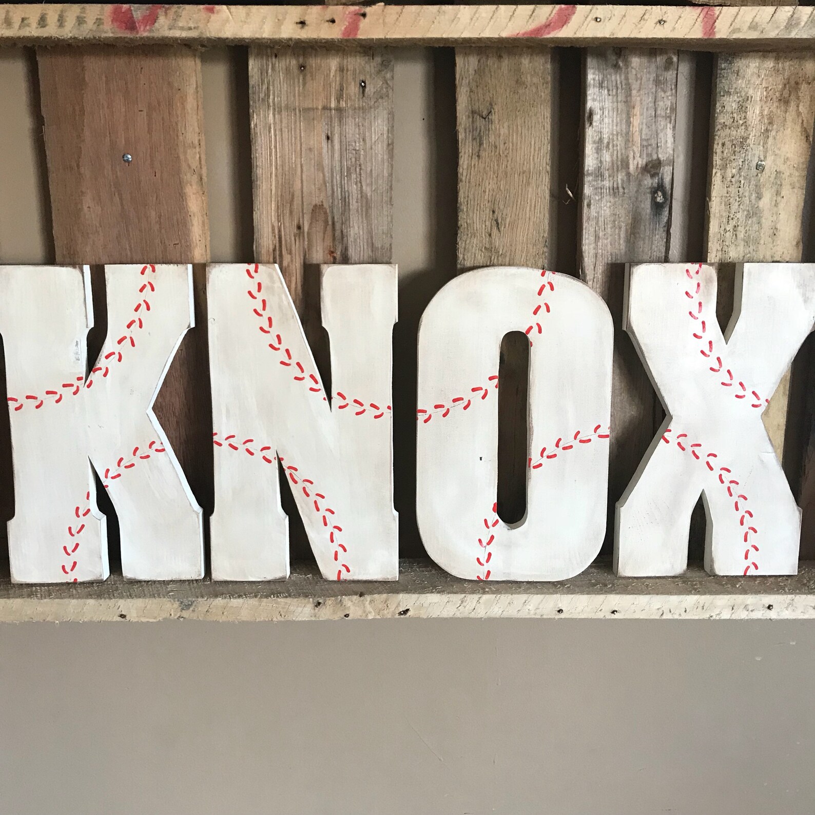 Baseball Wall Decor Baseball Letter Personalized Baseball - Etsy