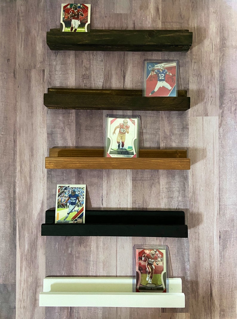 Card Display Shelves Football Cards Baseball Cards - Etsy
