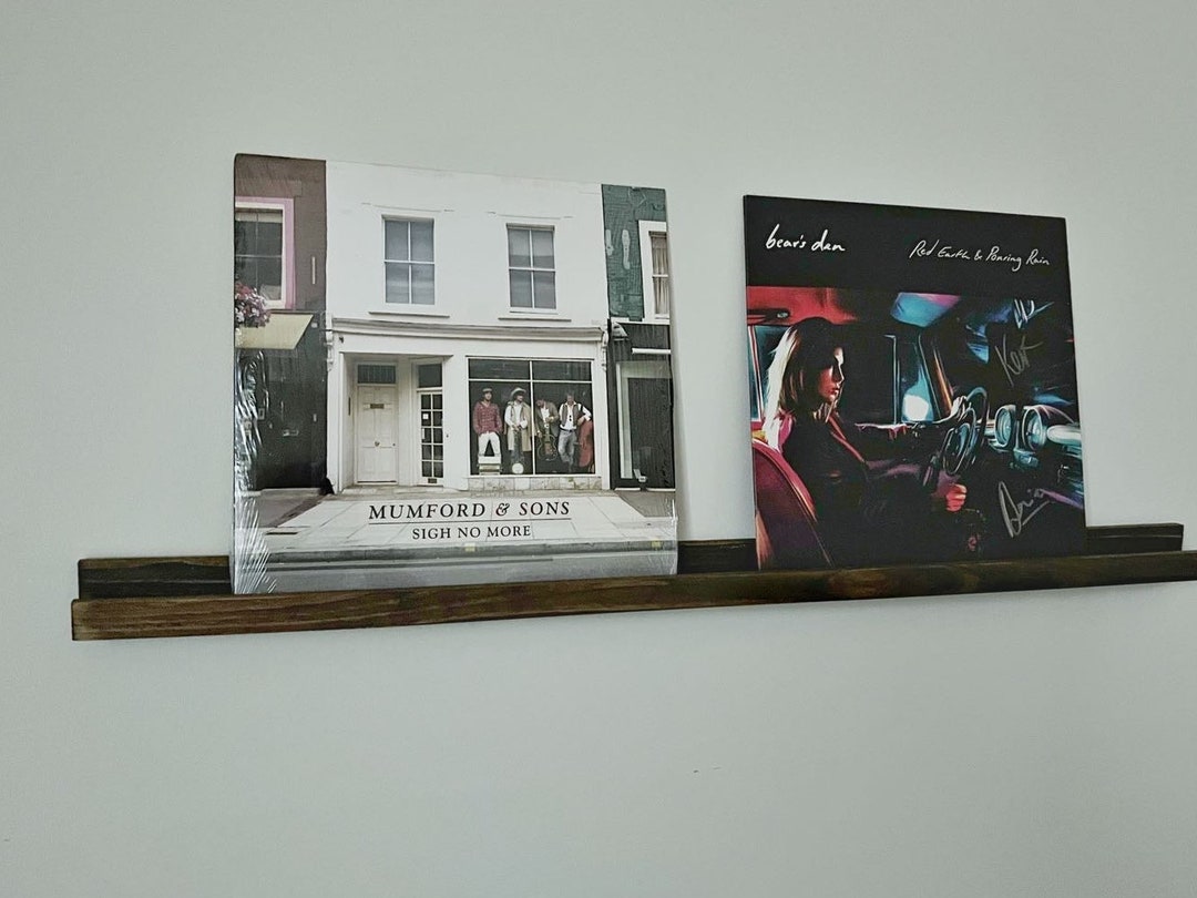 36 Vinyl Album Display Shelf, Poster Shelf, Poster Ledge, Bookshelf ...