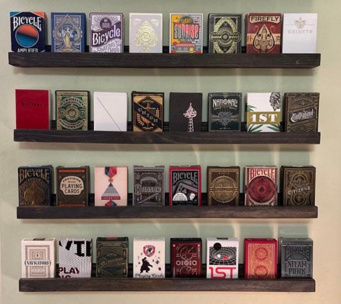 24 Card Display Shelf Graded Cards Card Shelf Sports | Etsy UK