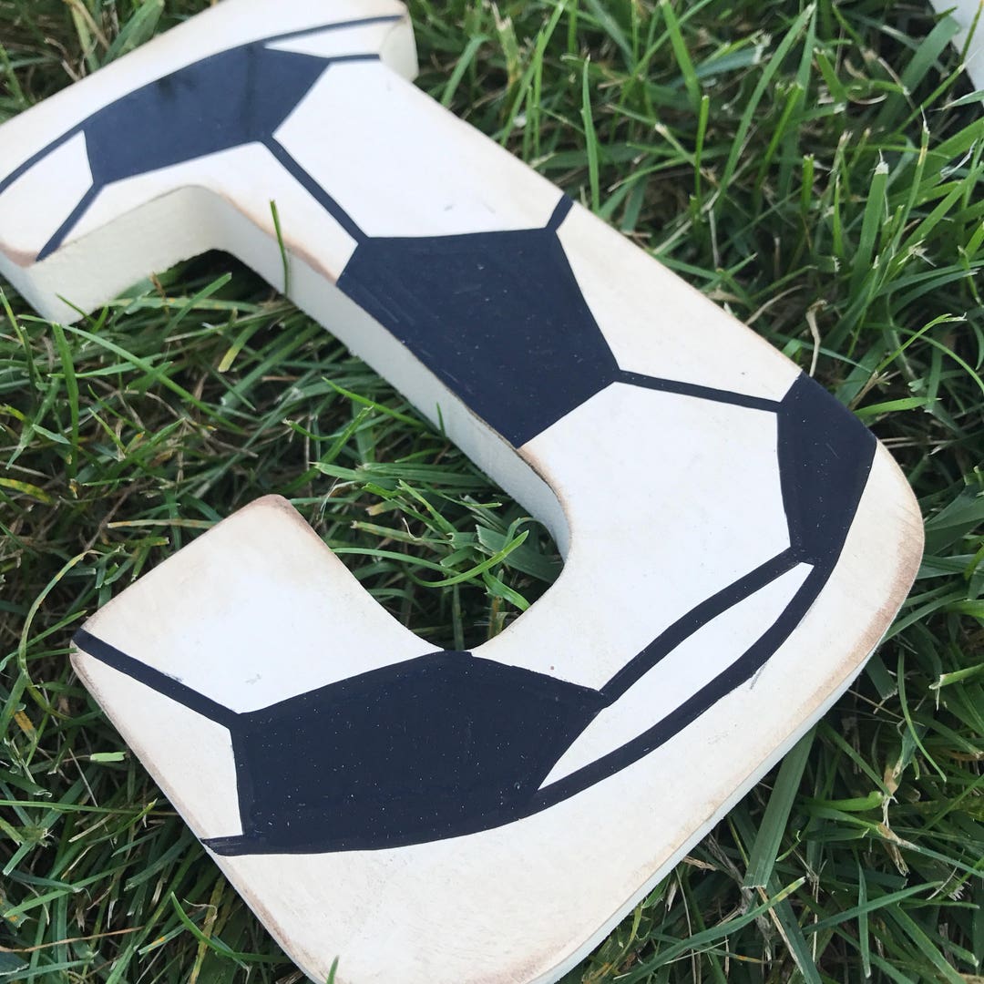 Soccer Wall Decor, Soccer Letter, Personalized Soccer Sign, Soccer Baby ...