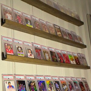 36" Card Display Shelves, Football Cards, Baseball Cards, Basketball ...