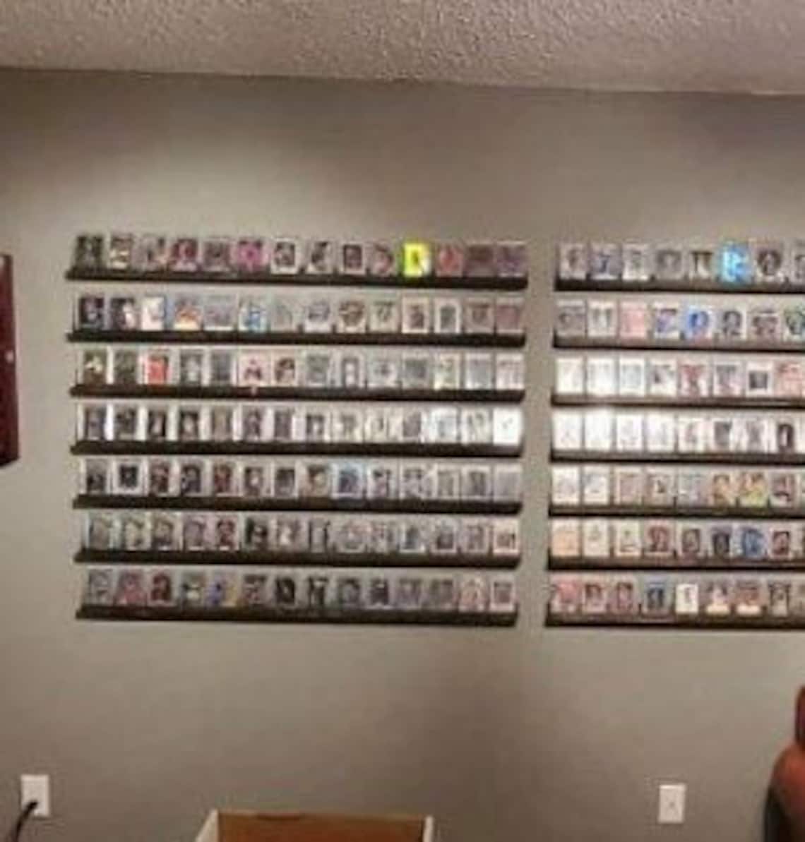 48 Card Display Shelves Football Cards Baseball Cards - Etsy