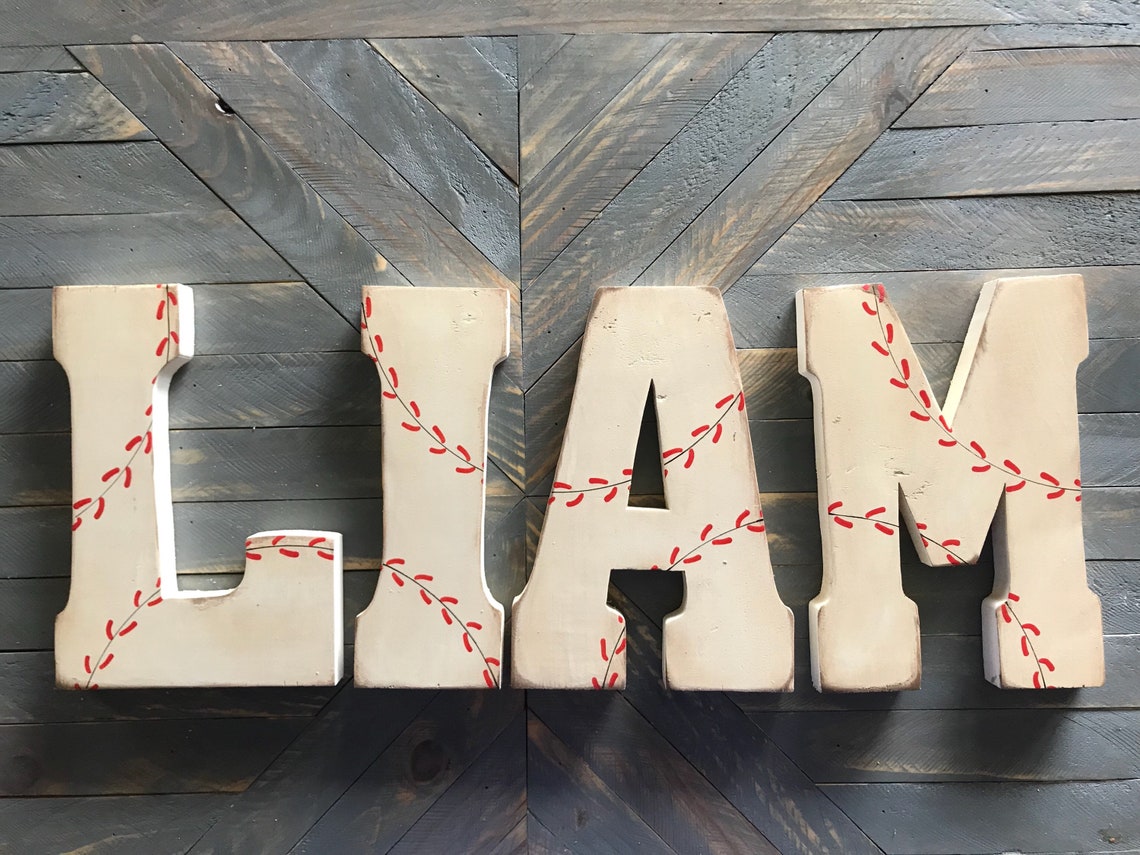 Baseball Wall Decor Baseball Bedroom Used Baseball Sign - Etsy