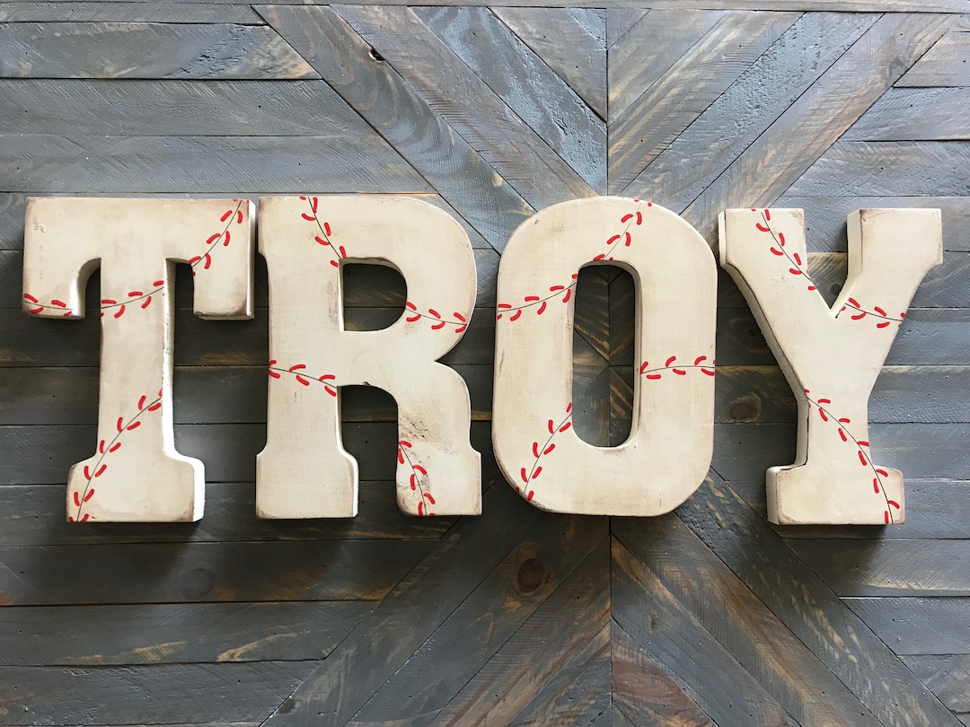 Baseball Letters Baseball Theme Baseball Party Baseball - Etsy