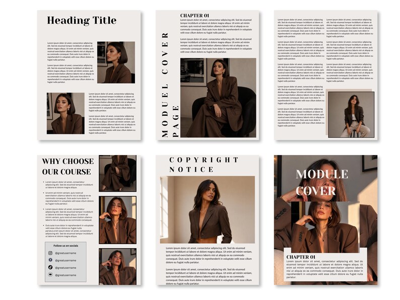 Canva Workbook Template for Coaches Course Creators Freelancers ...