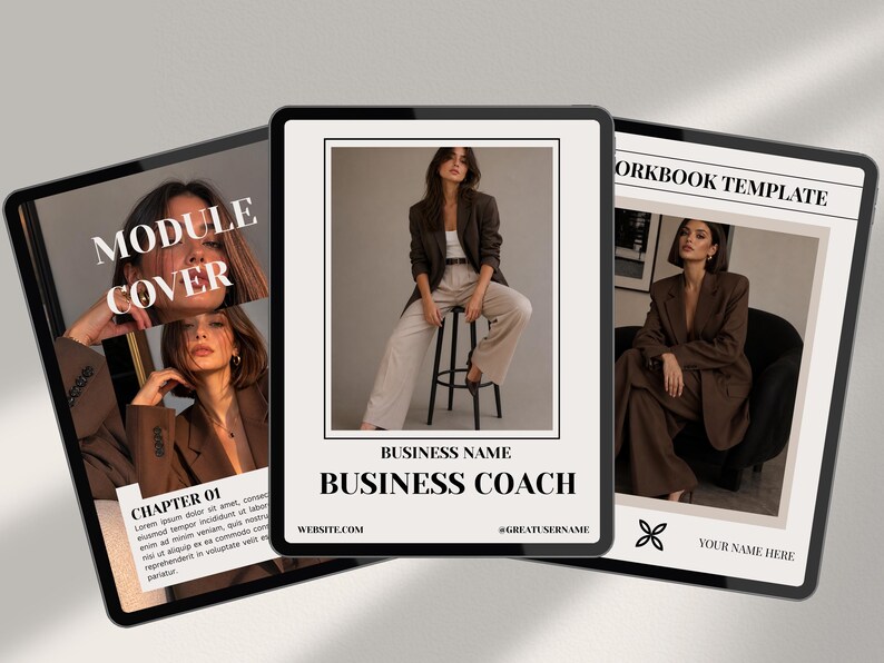 Canva Workbook Template for Coaches Course Creators Freelancers ...