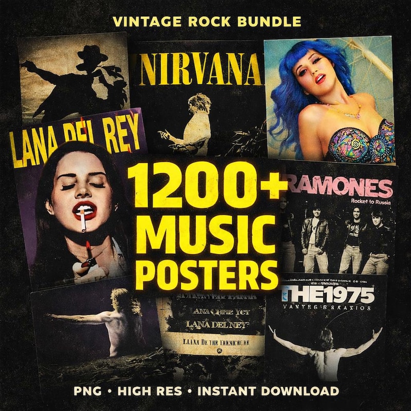 Grunge Posters - Etsy