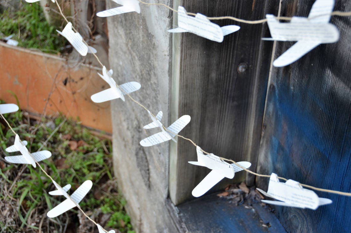 Airplane Garland airplane streamer airplane garlands airplane | Etsy