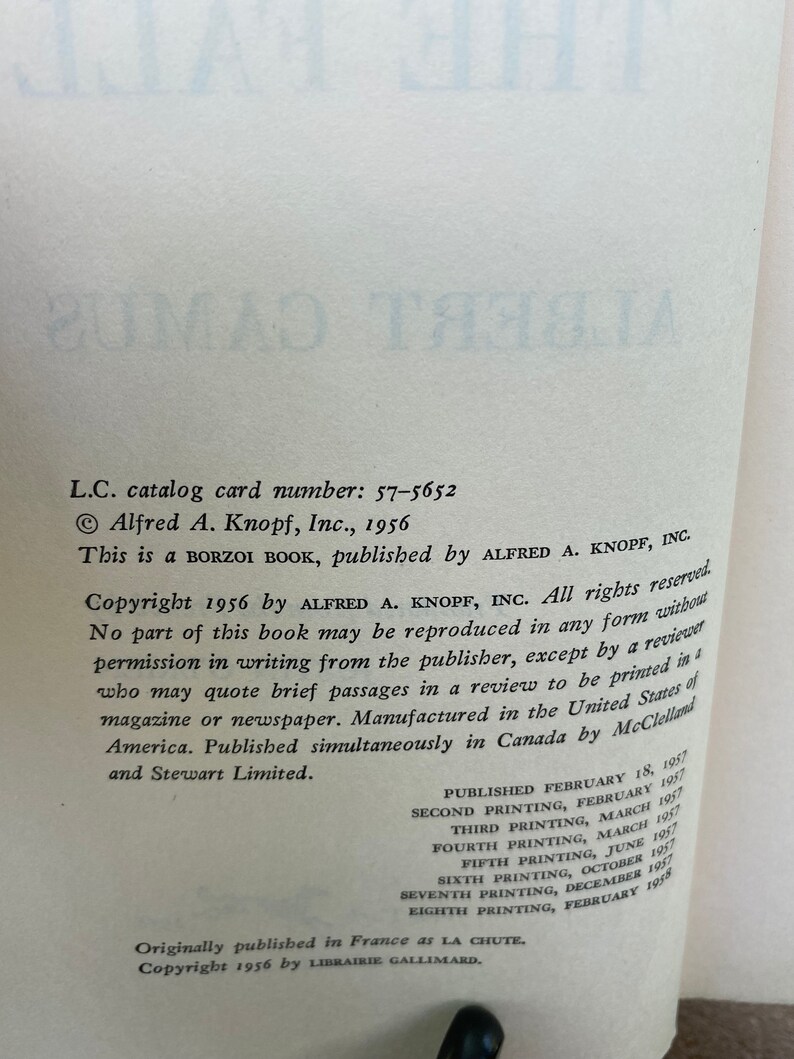 The Fall by Albert Camus Jean-baptiste Clamence Fall From Grace Garden ...