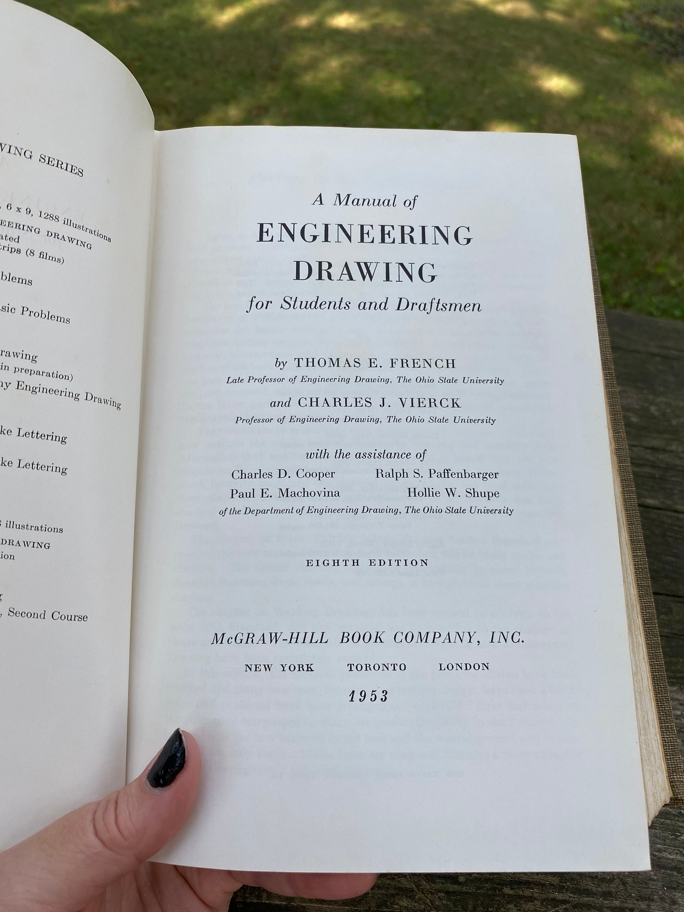 A Manual of Engineering Drawing for Students and Draftsmen Engineer ...