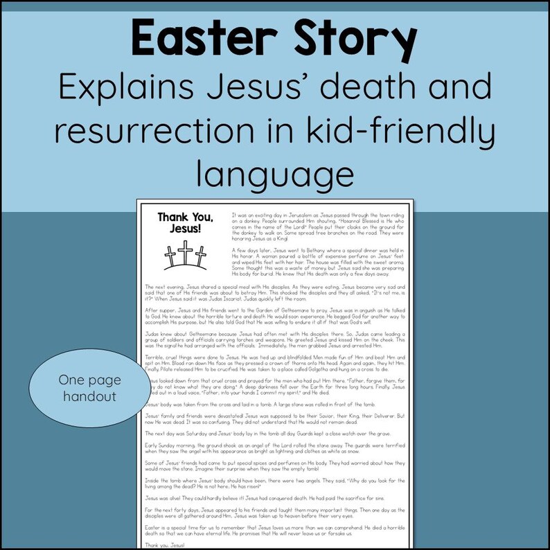 Easter Bible Scavenger Hunt | Jesus Resurrection Game | Scripture ...